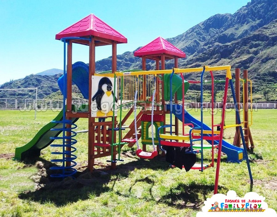 JUEGO PARA PARQUE MODELO SAN PEDRO - Juegos Recreativos Family Play