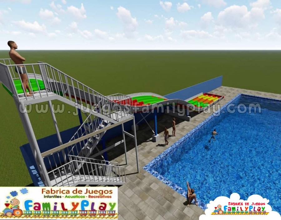 TOBOGAN PARA PISCINAS - PERÃ - Juegos Recreativos Family Play
