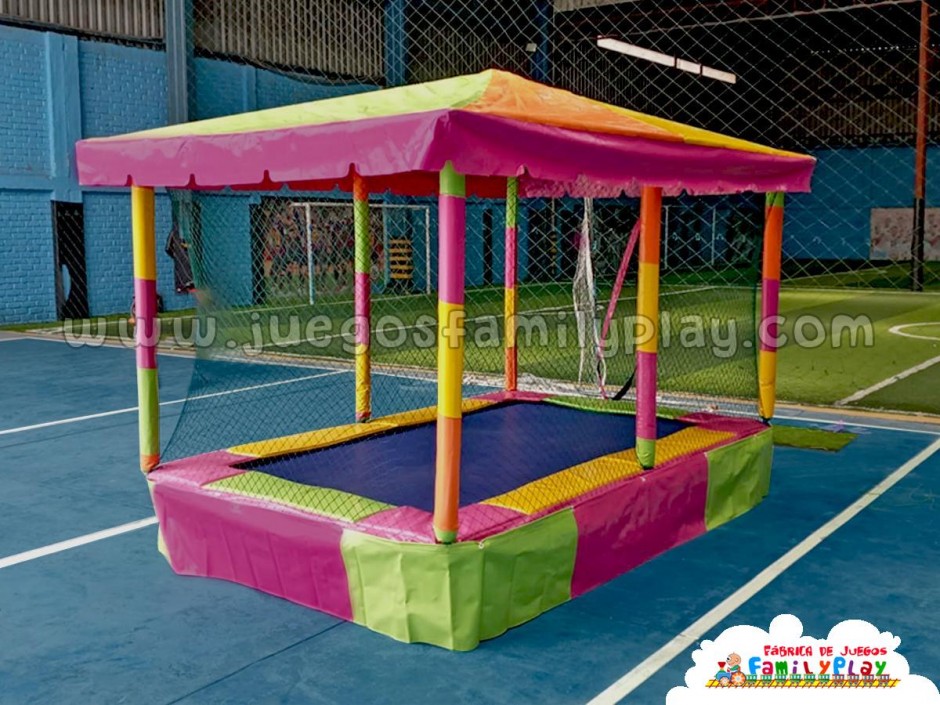 Cama elastica Peru 3m x 2m - Juegos Recreativos Family Play