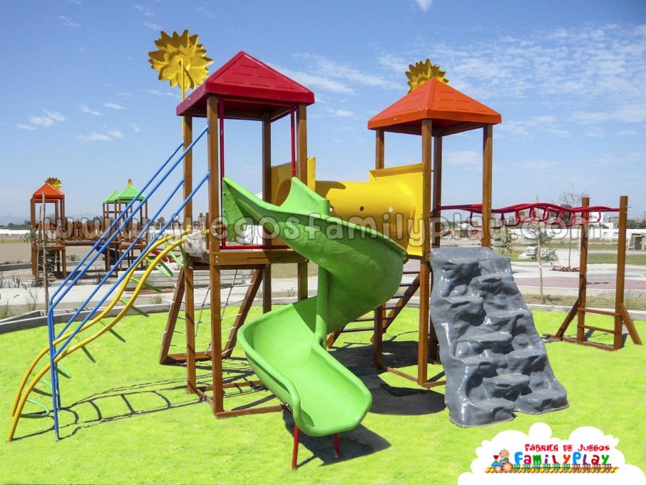 JUEGOS PARA PARQUES SANTA MARIA - Juegos Recreativos Family Play