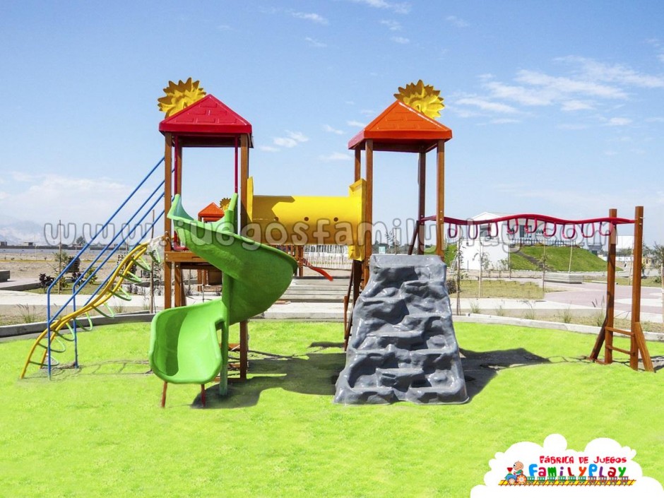 JUEGOS PARA PARQUES SANTA MARIA - Juegos Recreativos Family Play
