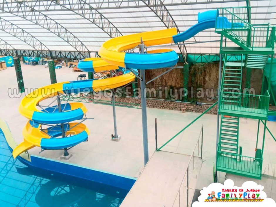 Tobogan acuatico caracol - Juegos Recreativos Family Play